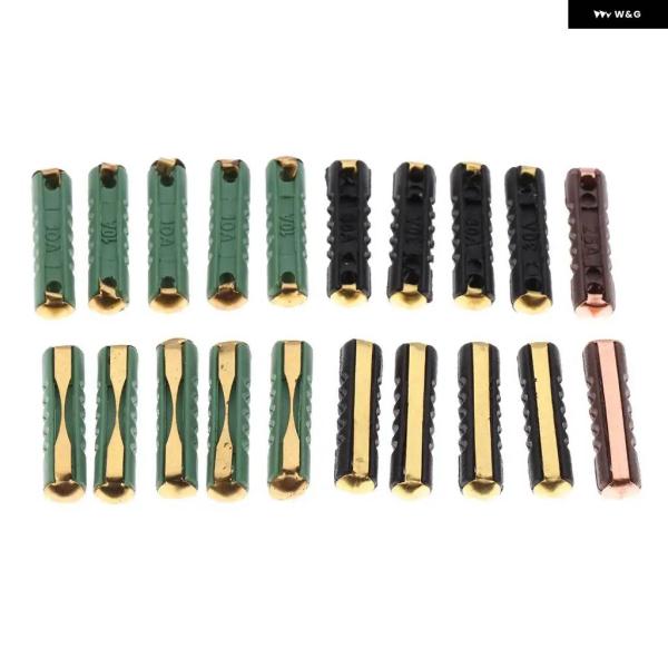 23X5MM ヨーロッパ製セラミックヒューズ詰め合わせ 車用回路ブレーカー ミニヒューズ ボックス トラック RV船舶電気 システム カスタム パーツ アクセサリーHigh-concerned chemical:NoneOrigin:Mai...