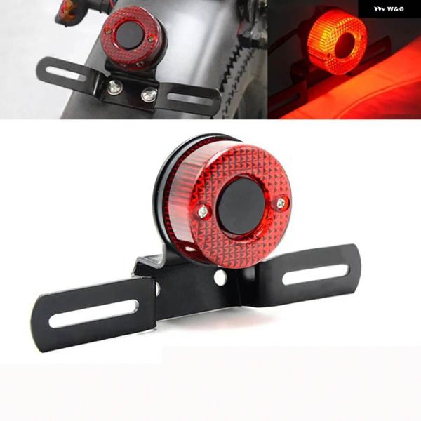 レトロで個性 オートバイ リア テールライト ブレーキライト LED テールライト カスタム パーツ アクセサリーBattery Included:NoHigh-concerned chemical:NoneOrigin:Mainland ...