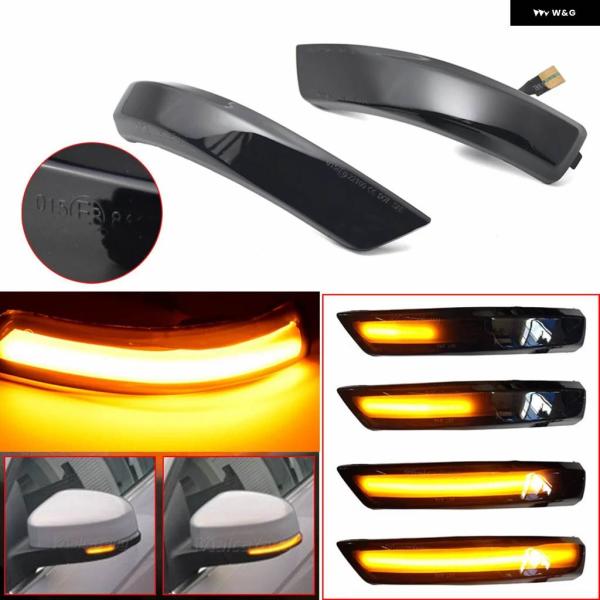 フォード フォーカス MK3 LED ライト 2 3 MK2 モンデオ MK4 2 個 ダイナミック ターン シグナル ランプ フローイング サイド ウィング リア ビュー ミラー ブリンクラー カスタム パーツ アクセサリーHigh-co...