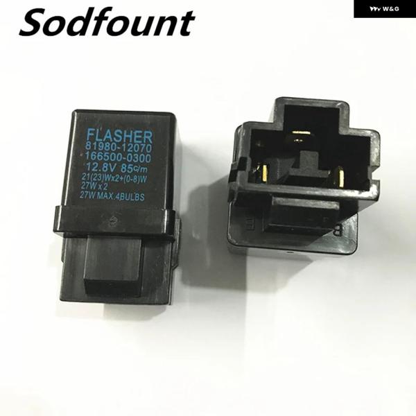 1個 3ピン 12V フラッシャーリレー 81980-12070 166500-0300 カスタム パーツ アクセサリーPower Source:AcTheory:Reed Relayis_customized:YesContact Loa...