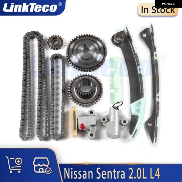 エンジン パーツ タイミング チェーン キット 2.0L L4ガス MR20DE 日産 セントラ 07-14 ヴァーサ 1.8L 2.0L DOHC 13024-EE50B 13024-JA00Aに適合 カスタムパーツ アクセサリー 交換用...