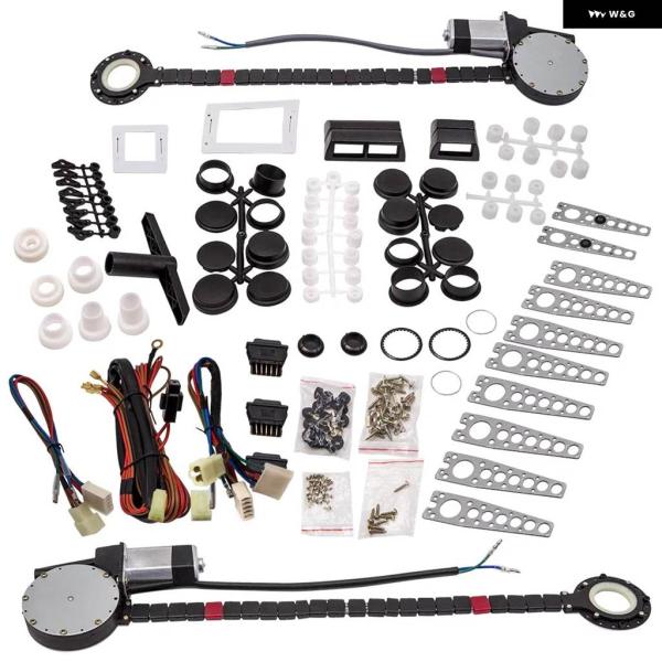 フロント電動パワーウィンドウ変換 汎用 レギュレーターキット 2ドア車用 カスタムパーツ アクセサリー 交換用部品Special Features:Left, Right, FrontItem Diameter:0cmItem Weight...