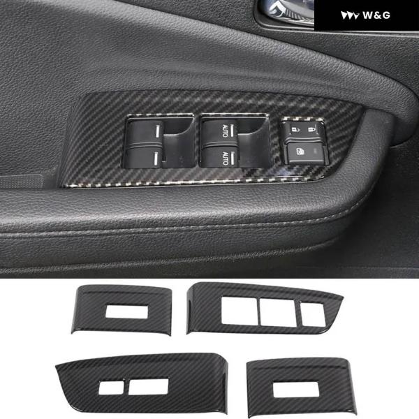 ホンダ パイロット 2015-2022 車用ガラスリフトスイッチ 装飾 フレーム ステッカー ABS カーボン インテリア アクセサリー 4個Hign-concerned Chemical:NoneItem Weight:264gItem ...