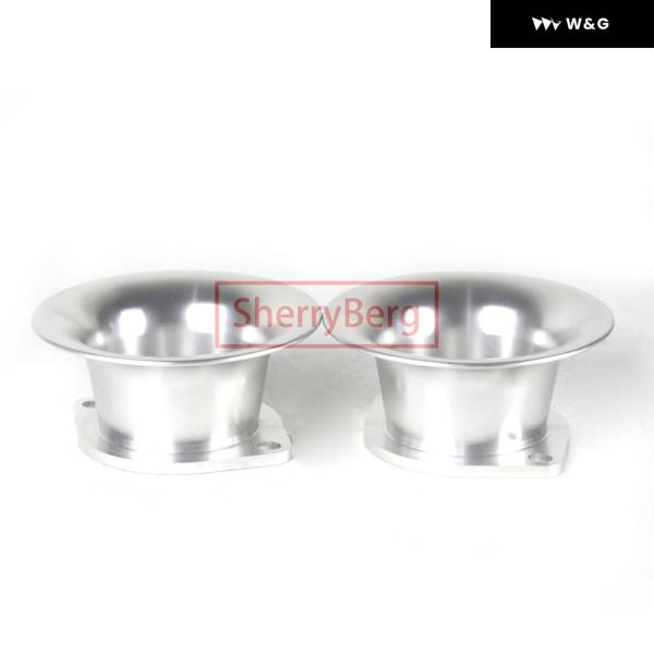 ペア 50MM径 DCOE IDF IDA スロットルボディ キャブレター エアホーン スタック WEBER/EMPI/FAJS/DELLORTO/SOLEX/EMPPlacement on Vehicle:frontCountry/Reg...