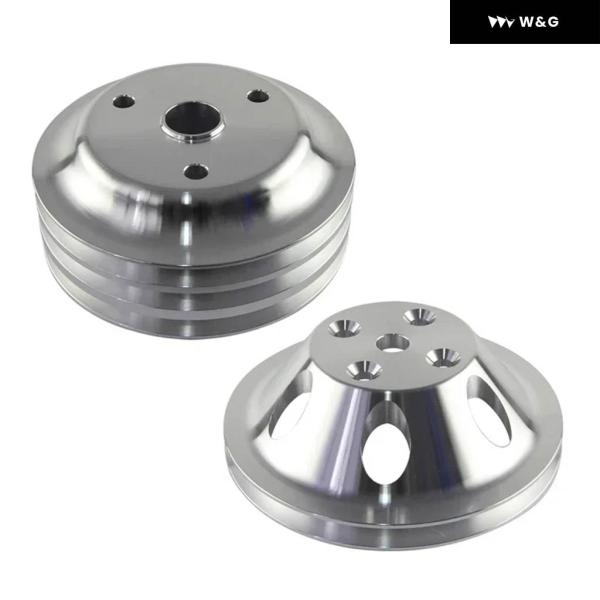 プーリー キット BC シボレー 1 3 溝 ロング ウォーター ポンプ クランクシャフト 350 265 283 305 327 383 400 エンジン クランク ポリッシュアルミ シルバーItem Weight:1.9kgItem H...