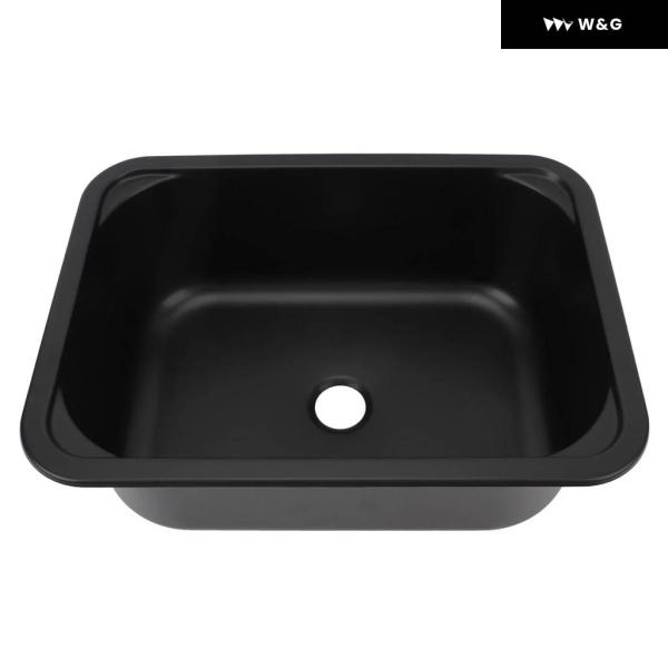 RVシンク 12L容量 15 X 11 X 5.7インチ シングルボウル ステンレス シンク 40MM排水穴付き ボート キャラバン RV キャンピングカーHign-concerned Chemical:NoneSpecial Featur...