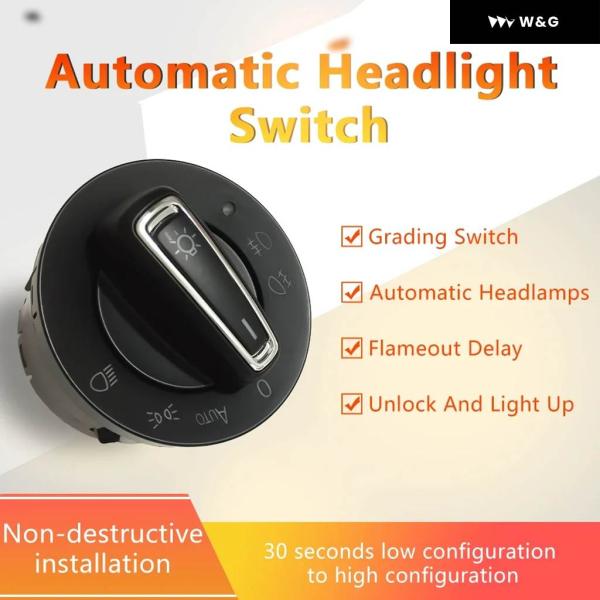 オート ヘッドライト センサーノブスイッチ コントロール モジュール SEAT LEON 5F1 IBIZA SCカーアクセサリー3BD941531A 1C0941531A カスタムパーツ アクセサリー 交換用部品Hign-concerne...