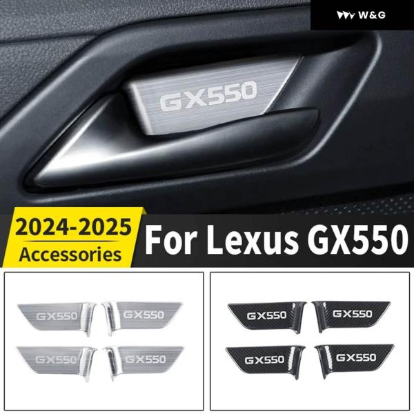 レクサス GX550 550H インナードアリスト ステッカー インテリア アップグレード アクセサリー ドアハンドル ステッカー デコレーション 2024-2025 チューニング カスタムパーツ アクセサリー 交換用部品Hign-conc...