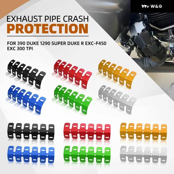 390 DUKE 1290 SUPER DUKE R EXC-F450 EXC 300 TPI オートバイ バイク 排気 ヒートシールド マフラー プロテクター マフラー クラッシュ カバー カスタムパーツ アクセサリー 交換用部品Prot...
