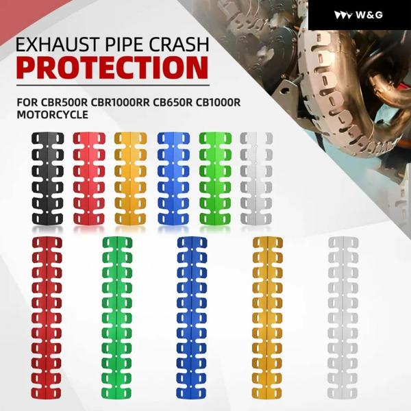 ホンダ CBR500R CBR1000RR CB650R CB1000R オートバイ バイク 汎用 マフラー クラッシュ プロテクター 排気 ヒートシールド マフラーカバー カスタムパーツ アクセサリー 交換用部品Protective pa...
