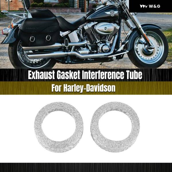 オートバイ バイク マフラーヘッダーガスケット ハーレー ダビッドソン HD ソフテイル スポーツスター ヘリテージ / スポーツスター XL カスタムパーツ アクセサリー 交換用部品Hign-concerned Chemical:None...