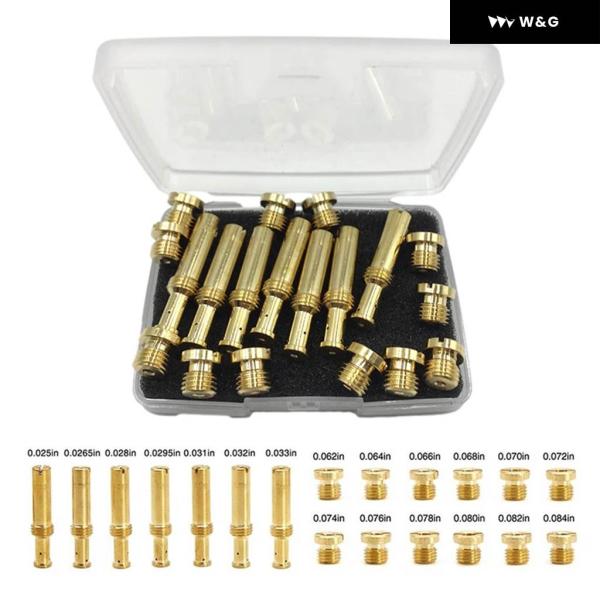 キャブレター リペア 1セット/19個 ジェットアソートメントキット SS B E G CARBOHO ショーティー Vツイン MFG 35-0995 カスタムパーツ アクセサリー 交換用部品Hign-concerned Chemical:...