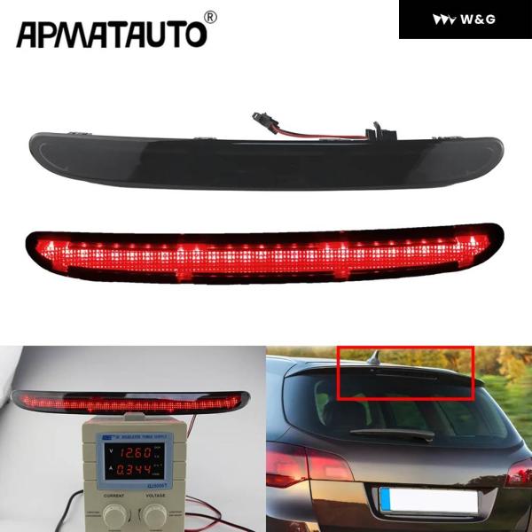 LEDハイ マウント サードサードブレーキストップライトハイレベルリアテールシグナルランプVAUXHALL ASTRA J 3 5ドア2010-2016 ブレーキライト カスタムパーツ アクセサリー 交換用部品Hign-concerned ...