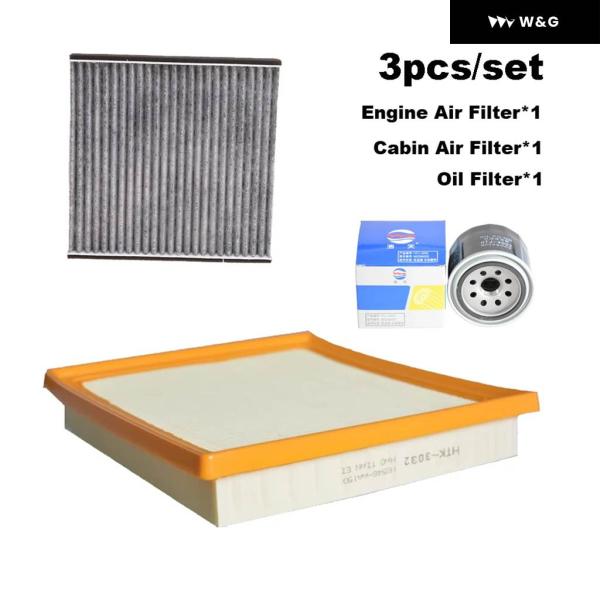 3個 フィルターセット スバル トライベッカ 3.6L 3.0L 2007-2012 EZ36 EZ30 レガシー エンジン キャビンエアオイル フィルター キット スペアパーツ 16546AA150 カスタムパーツ アクセサリー 交換用部...