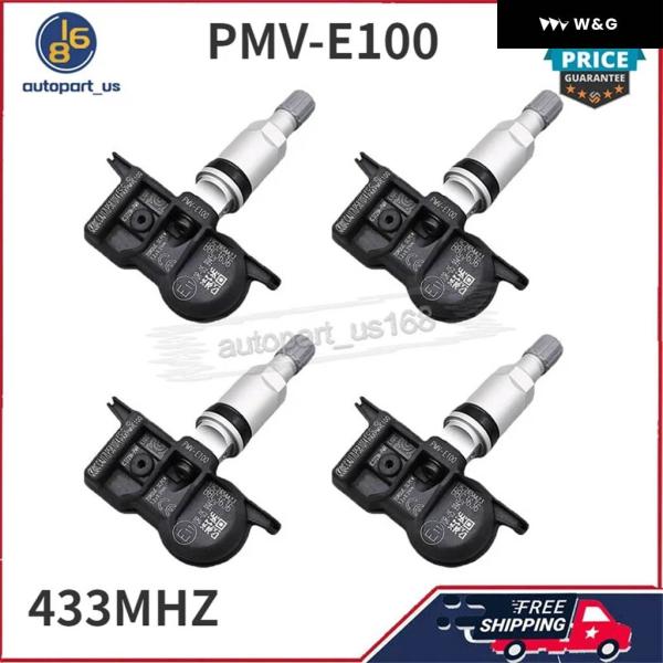 トヨタ アバロン カムリ 4ランナー カローラ 4個 タイヤエア圧 センサー 433MHZ TPMS PMV-E100 42607-02050 42607-02090 カスタムパーツ アクセサリー 交換用部品Hign-concerned C...