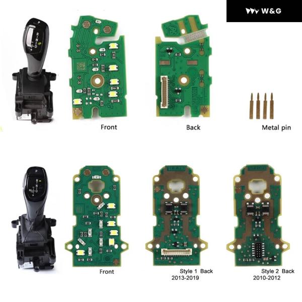 LHD 車用 LED ギア ボックス シフト ノブ シフター レバー リペアキット カバー BMW F シャーシ F30 F10 F31 F34 3 4 5 6 7シリーズ X1 X3 X4 X5 X7 カスタムパーツ アクセサリー 交換用...
