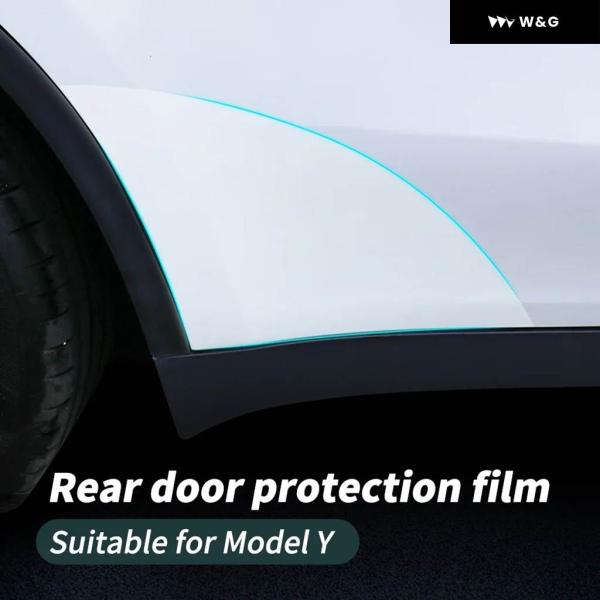 リアドアトライアングル フィルム TESLA MODEL Y 2020-2023 車用PPF クリア トリム ステッカー デコレーション RECAR ステッカー カスタムパーツ アクセサリー 交換用部品Category:stickersTy...
