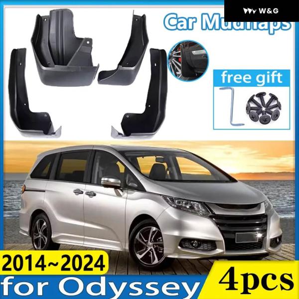 車用マッド フラップ フェンダー ホンダ オデッセイ JDM RC1 RC2 RC4 2014~2023 2024 防止 マッドガード スプラッシュ フラップ マッドガード アクセサリー カスタムパーツ アクセサリー 交換用部品Hign-c...