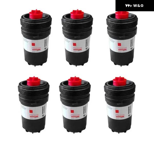 6個入り FF63009 燃料 フィルター CUMMINS 5303743 FF63008 エレメント FH22168 を高性能 CUMMINS B/Lシリーズ に交換 カスタムパーツ アクセサリー 交換用部品Hign-concerned ...