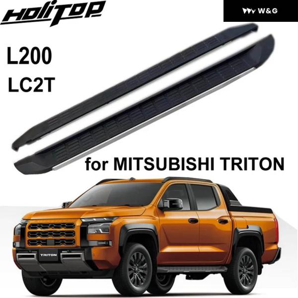 ナーフバーサイドバーサイドペダルフットステップ 三菱 L200 LC2T TRITON 2024-2025 OEMデザイン カスタムパーツ アクセサリー 交換用部品Hign-concerned Chemical:NoneOther Part...