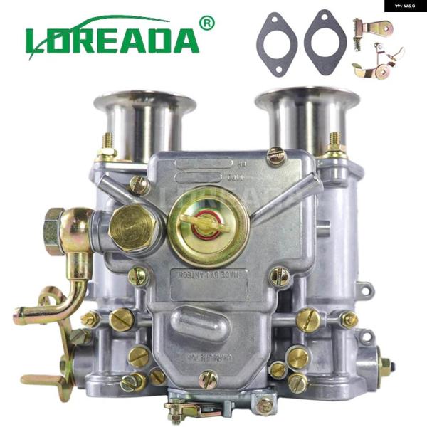 キャブレター ウェーバー 40DCOE 40 DCOE ツインチョーク キャブレター 19550.174 4気筒 6気筒 1975-1992 VW 水冷 V8 エンジン カスタム パーツ アクセサリーPlacement on Vehicle...