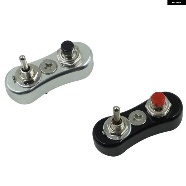 1インチ 7/8インチ オートバイ ハンドルバー ミニ デュアルスイッチ プッシュ ボタン ホーン ヘッドライト ON-OFF-ON ボタン トグル グリップ スイッチ カスタム パーツ アクセサリーHigh-concerned chemi...