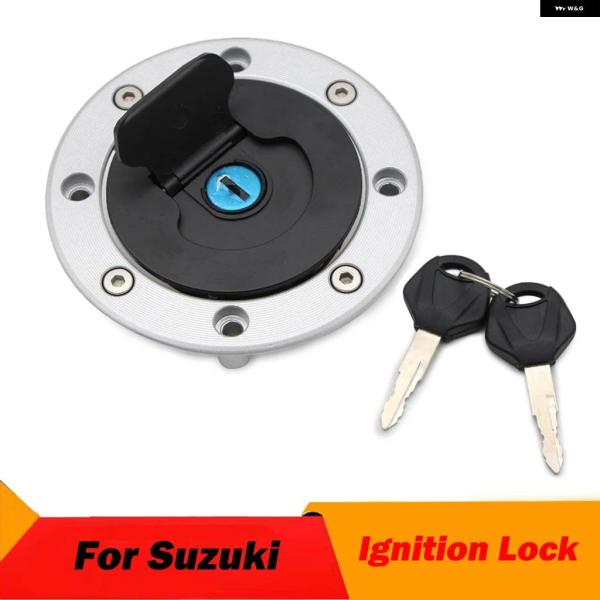 オートバイ ガス燃料タンクカバー キャップロックキー スズキ GSX750 VX800 GSX600 GSX1200 GSXR750 DL1000 DR800 GSXR1100 RF400 カスタム パーツ アクセサリーHigh-conce...