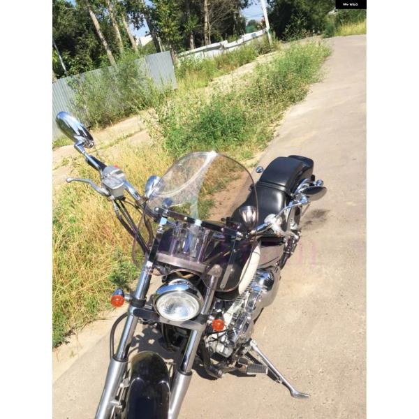 ホンダ マグナ シャドウ セイバー スピリット 600 750 1100 ナイトホーク レブル 250 エアロ ACE RS 700 1969-2017 バイク ウィンドシールド カスタム パーツ アクセサリーMotobike Make:H...