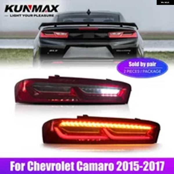 LED テールライト ペア シボレー カマロ 15-17 リバース ブレーキ ウィンカー 車 リア テールライト アセンブリ 2個 カスタム パーツ アクセサリーIngress Protection:IP67External Testing...