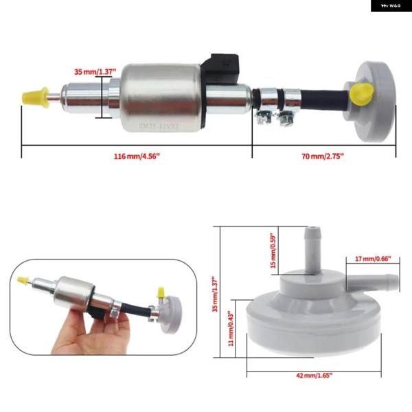 ディーゼル パーキング ヒーター燃料 ポンプ 12V 24Vパルス計測 システム と ダンパー 付きヒーターアプリケーションで信頼性アッパーパフォーマンス カスタム パーツ アクセサリーHigh-concerned chemical:Non...