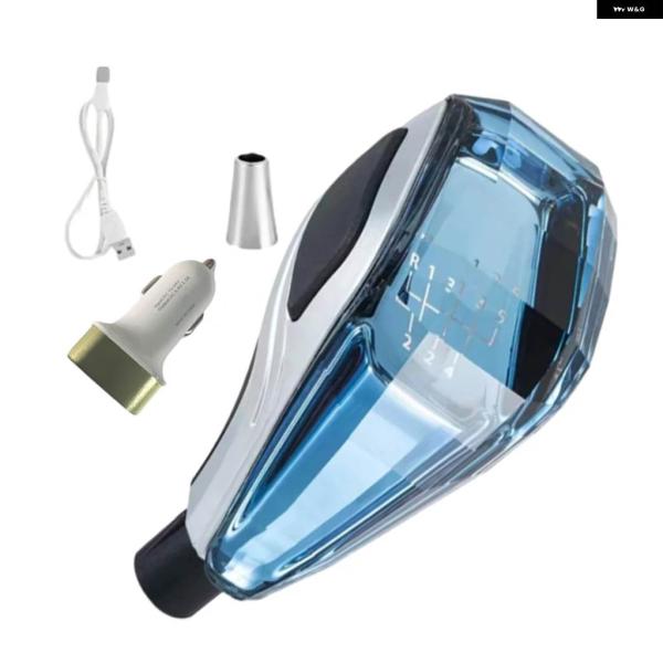 タッチ操作式ライト付き ギア シフト ノブ ボタン 操作式 シフター ない5速 マニュアル トランス ミッション 車 カスタム パーツ アクセサリーHigh-concerned chemical:NoneOrigin:Mainland Ch...