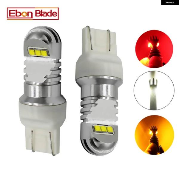 LED 車用ライト T20 7443 W21/5W 7440 W21W WY21W XBD 30W オートライト ブレーキ ウィンカー DRL バルブ ランプ ホワイト レッド アンバー カスタム パーツ アクセサリーFor Vehicle...