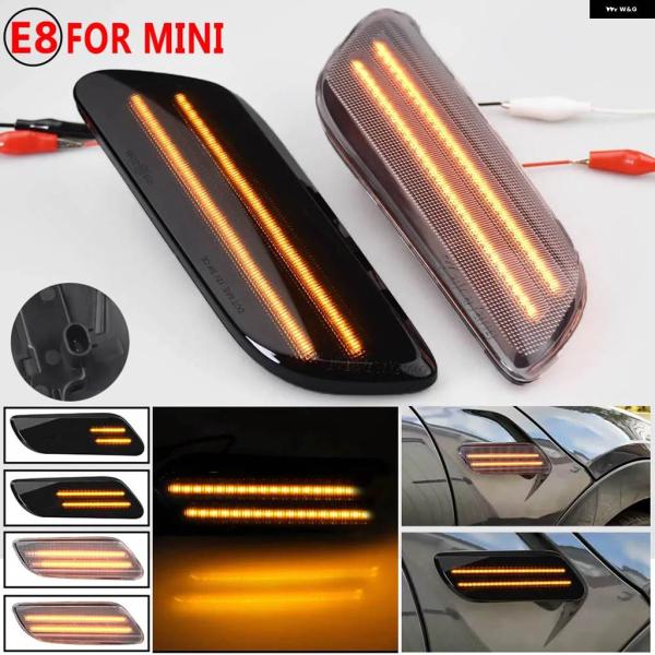2個 ダイナミック シーケンシャル LED フェンダー サイド マーカーライト LED インジケーター ウィンカーランプ ミニ クーパー F55 F56 F57 カー スタイリング カスタム パーツ アクセサリーHigh-concerned...
