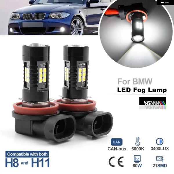 BMW 1シリーズ E81 E87 E82 E88 2シリーズ F22 F23 3シリーズ E46 LED H8 H11 フォグランプ BMW ヘッドライト ちらきなし ドライビングライト カスタム パーツ アクセサリーHigh-conce...