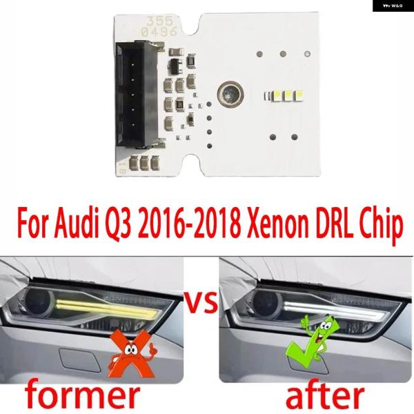 ホワイトライト アウディ Q3 2015-2018 キセノン カー DRL デイタイム ランニング回路基板 光源チップボード 8U0941475B 8U0941475C カスタム パーツ アクセサリーHigh-concerned chemi...