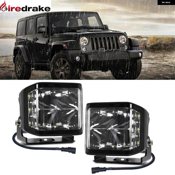 LEDホワイトワークライト 100W 10000LM 超高輝度 オフロード フォグランプ トラック SUV ボート 作業灯 夜間ランニング用ランプ 12V 24V カスタム パーツ アクセサリーHigh-concerned chemical...