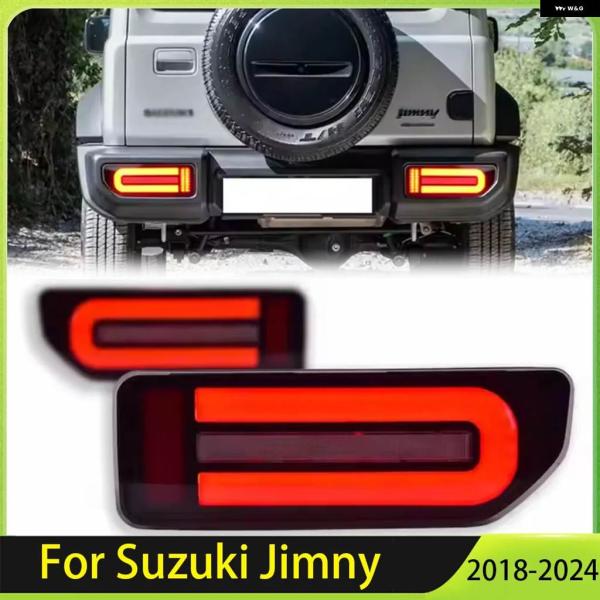 スズキ ジムニー 2018-2024年式用 LEDプロジェクターテールランプ デイタイム ランニングライト 自動車アクセサリー カスタム パーツ アクセサリーHigh-concerned chemical:NoneVoltage:12 VB...