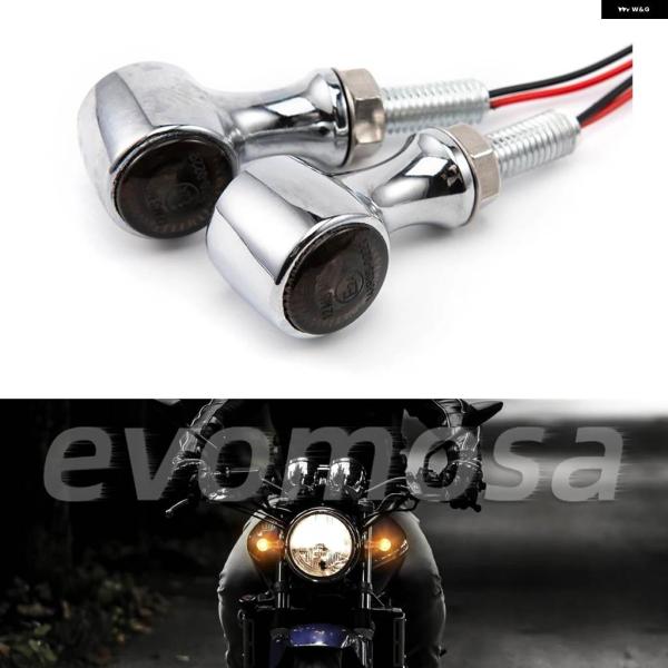 Eマーク8MM オートバイ ウインカーライト LEDフロントインカーリアフォーレンスランプ カスタム パーツ アクセサリーBattery Included:NoHigh-concerned chemical:NoneBrand Name:e...