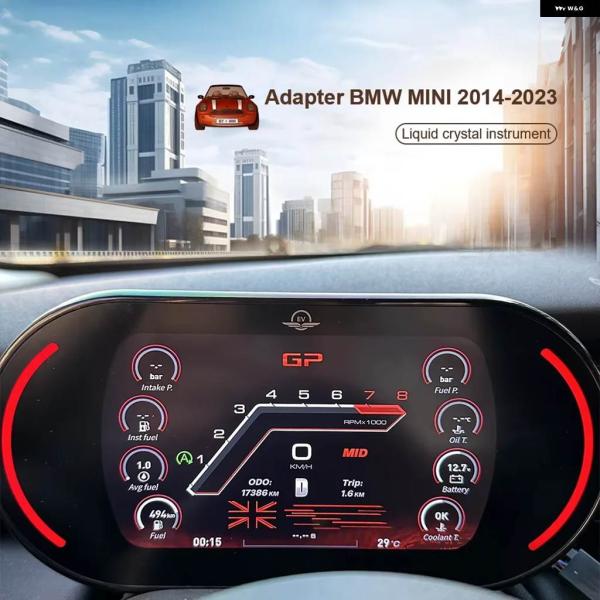 LCD ダッシュボード デジタル計器 クラスター パネル スピード メーター BMW MINI COOPER F54 F55 F56 2014-2023 コックピット スタイル 用 カスタム パーツ アクセサリーHigh-concerned...