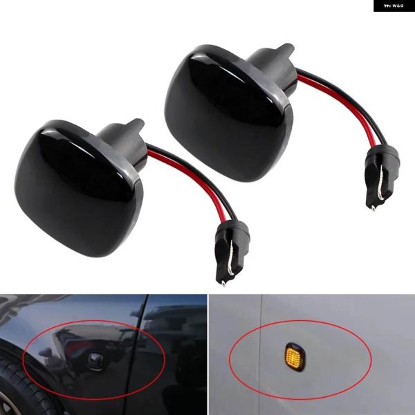 スモークデコードLEDサイドマーカーシグナルライト アウディ A3 8L 1997-2003 A4 8D 1994-2001 A4 S4 B5 1994-1999 カスタム パーツ アクセサリーHigh-concerned chemical...