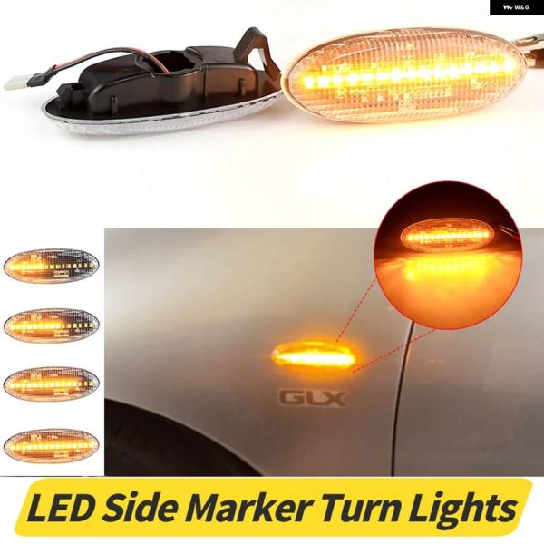 ダイナミック LED ウィンカーライト サイドマーカーランプ マツダ B2500 323 1997-1998 トリビュート MX-6 プロテッジ 2001 2002 2003 カスタム パーツ アクセサリーHigh-concerned ch...