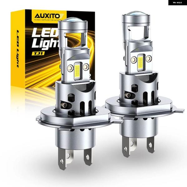 2個ミニH7 LED ヘッドライト ランプH4 LEDプロジェクターレンズ バルブ CANBUSハイ/ロービーム20000LM H4 オートバイ ヘッドランプ 12V 左ハンドル カスタム パーツ アクセサリーHigh-concerned ...