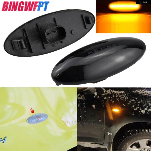 トヨタ ヤリス MK2 P9 RAV4 MK3 ACA3/ALA3 オーリス MK1 E15 LED 流れるサイドマーカー ウインカーランプ 2個 カスタム パーツ アクセサリーHigh-concerned chemical:NoneFor...