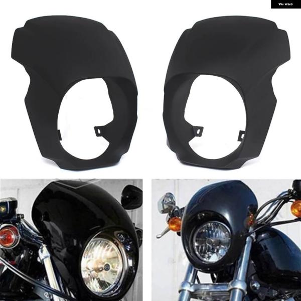 バイク アクセサリー 1セット HEALIGHT フェアリング カバー マウント ホルダー 付き ブラック ハーレー 2018-2021 ソフテイル ブレイクアウト FXBR FXBRS カスタム パーツ アクセサリーHigh-concer...