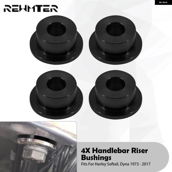オートバイ ハンドルバー ライザーブッシング マウント ハーレー ソフテイル ダイナ FXDB FXDF カスタム FXST 73-2017 スポーツスター 1200 1973-2003 カスタム パーツ アクセサリーModel Name:...