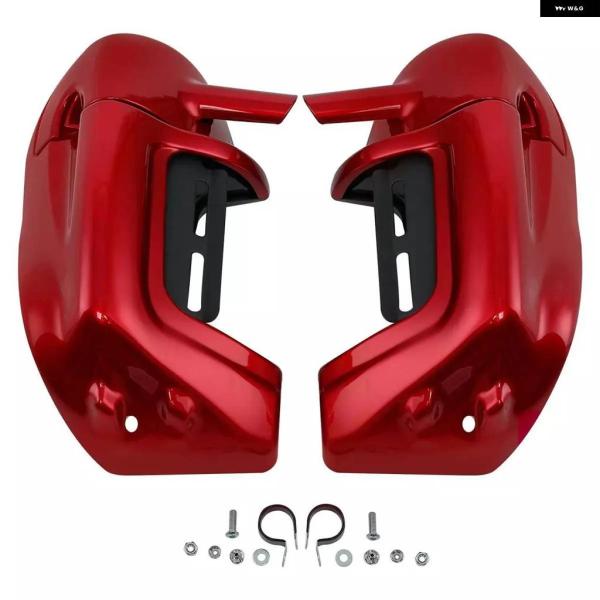 バイク アンダー通気孔付きレッグ フェアリング グローブ ボックス ハーレー ツーリング ロードキング エレクトラ グライド 1983-2013 カスタム パーツ アクセサリーHigh-concerned chemical:NoneMoto...