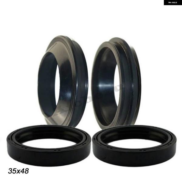オートバイ 35X48X11MM フロント フォーク ダンパー オイルシール ゴムショック アブソーバー FZR250 CBR250 NC 14 17 CR125M CR250 MR250 MT250 カスタム パーツ アクセサリーHigh...
