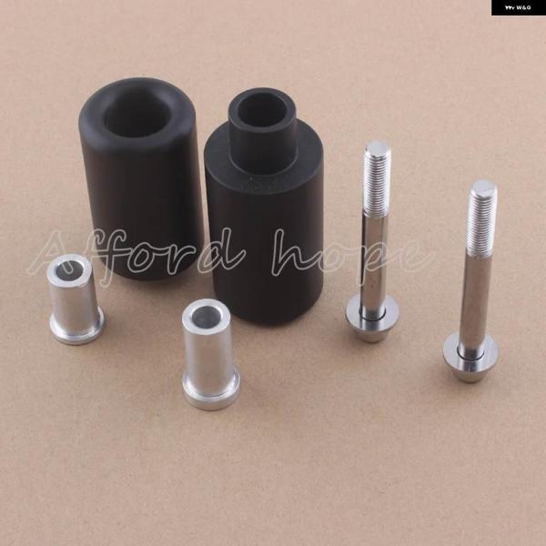 スズキ GSX-R 1000 2003-2004 オートバイ ノーカット デルリン フレーム スライダー 防止 フレーム 落下 プロテクター パーツキャップ ブラック カスタム パーツ アクセサリーItem Weight:0.4kgMode...