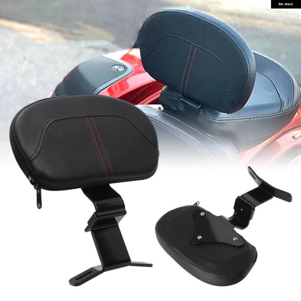 オートバイ PUレザー フロントドライバー ライダーレスト マウント キット ハーレー ツーリングCVOエレクトラロードストリートグライド ロードキング 09-22 カスタム パーツ アクセサリーModel Name:For HarleyB...