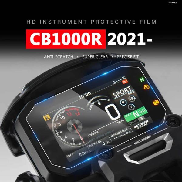 ホンダ CB1000R 2021 - バイク アクセサリー スクラッチ クラス ター スクリーン ダッシュボード インストゥルメントフィルム カスタム パーツ アクセサリーProtective parts:Instrument Protec...